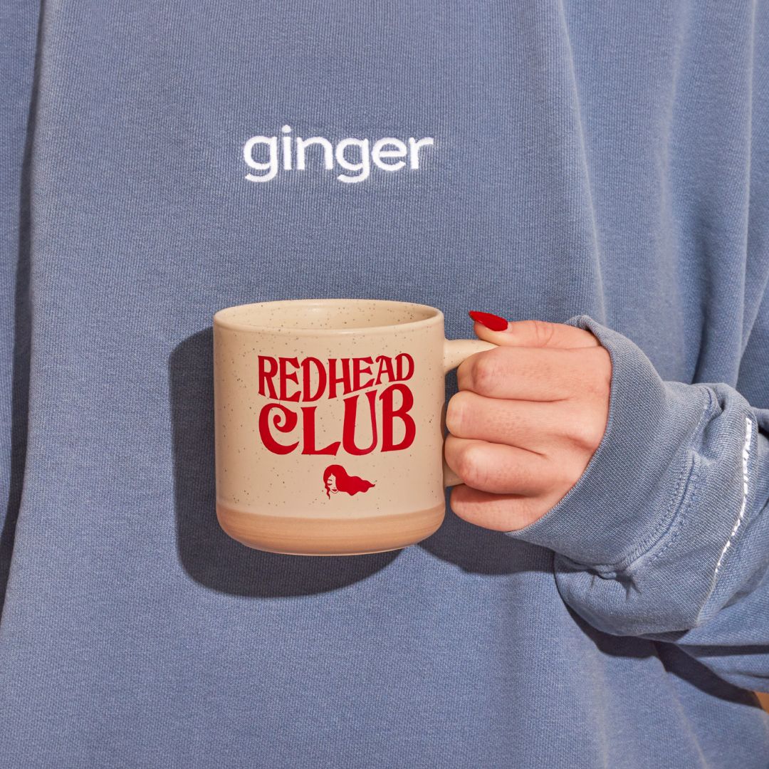 Ginger Embroidered Luxe Crewneck Sweatshirt (Blue Jean) – H2BAR